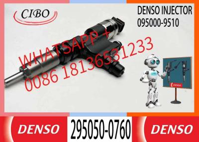 China Construction Machinery Parts Fuel Injector 295050-0760 2950500760 23670-E0250 23670-E0380 23670-E9260 for Hino N04C Engine for sale