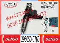 China Construction Machinery Parts Fuel Injector 295050-0760 2950500760 23670-E0250 23670-E0380 23670-E9260 for Hino N04C Engine for sale