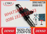 China Construction Machinery Parts Fuel Injector 295050-0760 2950500760 23670-E0250 23670-E0380 23670-E9260 for Hino N04C Engine for sale