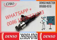 China Construction Machinery Parts Fuel Injector 295050-0760 2950500760 23670-E0250 23670-E0380 23670-E9260 for Hino N04C Engine for sale