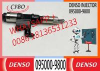 China Common Rail Injector 095000-9800 Diesel Fuel Injector 8-98219181-0 095000-9800 Injector Fit for ISUZU 4HK1 6HK1 for sale