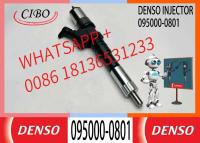 China Fuel Injector 2095000-0800 095000-0801 6156-11-3100 for Komatsu 6D125 Engine PC400-7 PC450-7 Crawler Excavator DENSO for sale