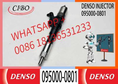 China Fuel Injector 2095000-0800 095000-0801 6156-11-3100 for Komatsu 6D125 Engine PC400-7 PC450-7 Crawler Excavator DENSO for sale