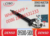 China Fast Dispatch 095000-5800 095000-5801 6C1Q-9K546-AC 6C1Q-9K546-AB diesel Fuel Injector for 4HU, P22DTE, HDI Engine for sale