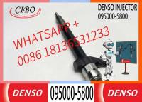 China Fast Dispatch 095000-5800 095000-5801 6C1Q-9K546-AC 6C1Q-9K546-AB diesel Fuel Injector for 4HU, P22DTE, HDI Engine for sale