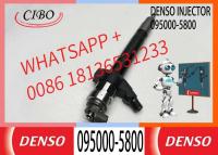 China Fast Dispatch 095000-5800 095000-5801 6C1Q-9K546-AC 6C1Q-9K546-AB diesel Fuel Injector for 4HU, P22DTE, HDI Engine for sale