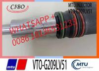China Diesel Fuel Injector Compatible with MTU 4000.03 Engine | Fits X59407500022, X59407500020, VTO-G209LV51, VTO-G238TV46 for sale