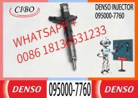 China 095000-7760 common rail injector is suitable for Denso and Toyota models 23670-30300 and 23670-0L010 for sale