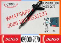 China Common Rail Injection Valve 23670-09280 Diesel Fuel Injector 095000-7670 Fuel Injector for Toyota for sale