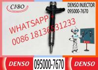 China Common Rail Injection Valve 23670-09280 Diesel Fuel Injector 095000-7670 Fuel Injector for Toyota for sale