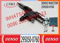 China Cheap Factory Price Fuel Injector 295050-0760 for DENSO Excavator Diesel Engine 23670-E0380 for sale