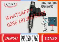 China Cheap Factory Price Fuel Injector 295050-0760 for DENSO Excavator Diesel Engine 23670-E0380 for sale