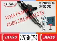 China Cheap Factory Price Fuel Injector 295050-0760 for DENSO Excavator Diesel Engine 23670-E0380 for sale