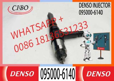 China New High-pressure common rail Diesel injector Nozzle 095000-6140 6261-11-3200 for Komatsu PC800-8 Excavator SAA6D140E Engine for sale