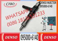 China New High-pressure common rail Diesel injector Nozzle 095000-6140 6261-11-3200 for Komatsu PC800-8 Excavator SAA6D140E Engine for sale