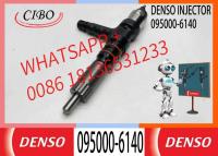 China New High-pressure common rail Diesel injector Nozzle 095000-6140 6261-11-3200 for Komatsu PC800-8 Excavator SAA6D140E Engine for sale
