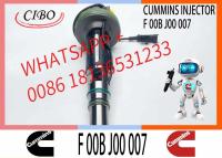 China Common Rail Fuel Injector F 00B J00 005 F 00B J00 007 for Sprayer Excavator QSK19 Injector Truck Parts for sale