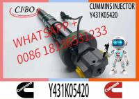 China Genuine Fuel Injector AssemblyY431KO5205 Y431K05420 Y431KO5417 F00BLOJ017 F00BLOJ018 for Qsk19 Engine for sale
