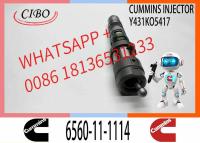 China Common Rail Fuel Injector 4902827 6560-11-1114 for Sprayer Excavator QSX23 Injector Truck Parts for sale