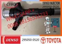 China 295050-0520 23670-0L090 Common Rail Fuel Injector for Toyota Hilux Hiace Fortuner 3.0L 1KD-FTV Engine Denso System for sale
