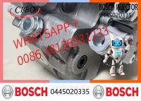 China Fuel Injection Pump 0445020335 5801600539 0445020334 5801548002 0445020093 Excavator for sale