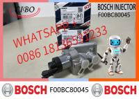 China Construction Machinery Fuel Regulating Valve F00BC80045 F00BC80046 for sale