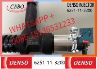 China 095000-6640 Fuel Injector 6251-11-3200 for Komatsu WA470-6 WA480-6 SAA6D125E-5 6-Cylinder Common Rail Diesel Engine for sale