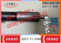 China 095000-6640 Fuel Injector 6251-11-3200 for Komatsu WA470-6 WA480-6 SAA6D125E-5 6-Cylinder Common Rail Diesel Engine for sale