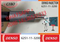 China 095000-6640 Fuel Injector 6251-11-3200 for Komatsu WA470-6 WA480-6 SAA6D125E-5 6-Cylinder Common Rail Diesel Engine for sale