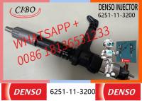 China 095000-6640 Fuel Injector 6251-11-3200 for Komatsu WA470-6 WA480-6 SAA6D125E-5 6-Cylinder Common Rail Diesel Engine for sale