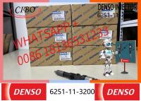 China 095000-6640 Fuel Injector 6251-11-3200 for Komatsu WA470-6 WA480-6 SAA6D125E-5 6-Cylinder Common Rail Diesel Engine for sale