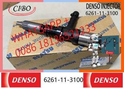 China 095000-6120 New Common Rail Injector Assembly 6261-11-3100 for Komatsu PC450-7/PC600-8 Excavator 6D140 Engine Parts for sale