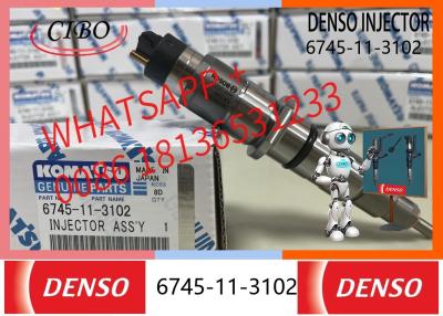 China 0445120236 6745-11-3102 Diesel Fuel Injectors for 300/350 Excavator Engine for sale