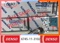 China 0445120236 6745-11-3102 Diesel Fuel Injectors for 300/350 Excavator Engine for sale
