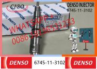 China 0445120236 6745-11-3102 Diesel Fuel Injectors for 300/350 Excavator Engine for sale