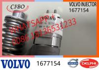 China Diesel Engine Injection Common Rail Fuel Injector 1677154 BEBE4B01001 for sale