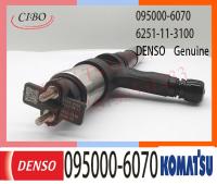 China 095000-6070 DENSO Diesel Engine Fuel Injector 095000-6070 For KOMATSU 6251-11-3100 095000-6640 295050-0720 for sale