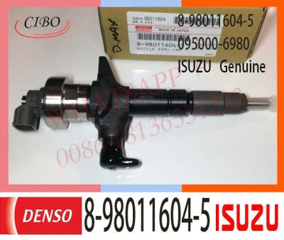 China 8-98011604-5 ISUZU Fuel injector 8-98011604-1 095000-6980 4JJ1 Dmax 3.0L for sale