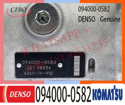 China 094000-0582 DENSO Diesel SAA6D140 Engine Fuel HP0 pump 094000-0582 6261-71-1112 6261-71-1111 For PC650-8 PC600-8 PC800-8 for sale