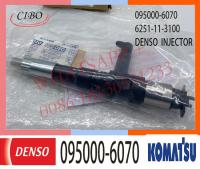 China 095000-6070 Diesel Engine Fuel Injector 095000-6070 6251-11-3100 For KOMATSU PC350-7, PC400-7 6D125 for sale
