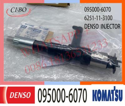 China 095000-6070 Diesel Engine Fuel Injector 095000-6070 6251-11-3100 For KOMATSU PC350-7, PC400-7 6D125 for sale