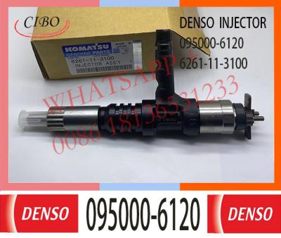 China 095000-6120 Denso Diesel Common Rail Fuel Injector For Komatsu PC600 PC650-8 Excavator 6261-11-3100 for sale