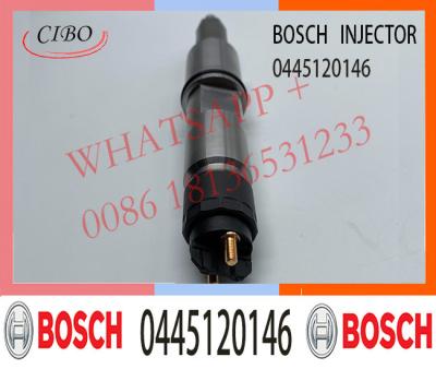 China 0445120146 Diesel Common Rail Fuel Injector 65.10401-7006 For DOOSAN DV11 EURO4 Engine for sale