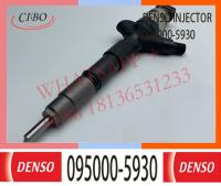 China 095000-5930 Common Rail Diesel Fuel Injector 23670-09060 For TOYOTA HILUX 2KD-FTV Engine for sale