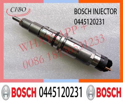 China Fuel Injection Common Rail Fuel Injector 0445120236 0445120231 PC200-8 QSB6.7 Diesel Engine Injector 0445120231 for sale