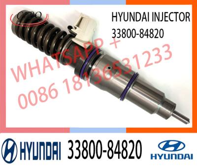China Diesel Injector 33800 84820, 33800-84820, 3380084820, 21306407 BEBE4D19002 for Hyundai D6CC engine for sale