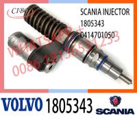 China Diesel Unit Fuel Injector 0414701045 04147010450 0414701067 1805343 For SCANIA R340 T340 10.6 d DC11.08 Engine for sale