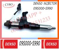 China diesel fuel injectors 23670-E0310 common rail injector 095000-5990 for HINO J05 for sale