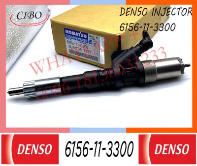 China Fuel Injector 6156-11-3300 6156113300 For Komatsu PC400-7 PC450-7 Excavator Hydraulic Parts for sale