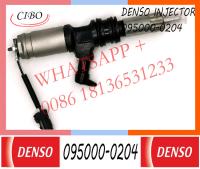 China 6M60T Engine Spare Part 095000-0204 Genuine Diesel Fuel injector for sale
